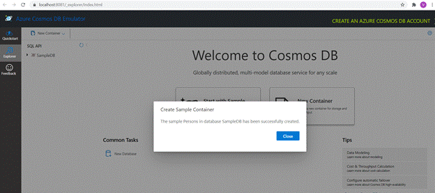 Developing Solutions Locally Using Azure Cosmosdb In Net Core